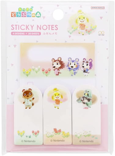 Notebook / notepad Pink Sticky Notes "Animal Crossing New Horizons ...