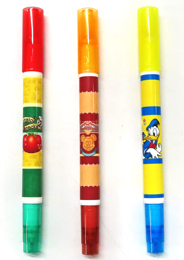 3-Pack Set of Mickey Mouse & Donald Duck Color Pens Limited to "Disney ...