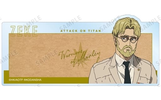 Sieg Jaeger Character Noteboard "Attack on Titan" | Goods / Accessories ...