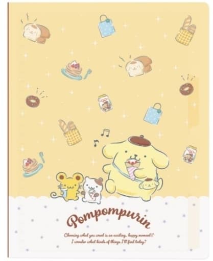 Stationery and other items Pom Pom Purin B5 26 Hole Binder N "Sanrio ...