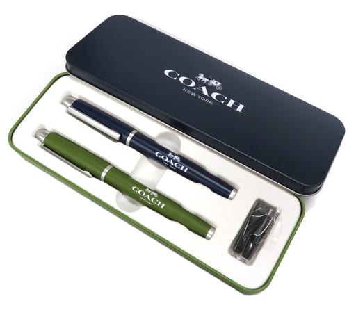 Stationery and other items COACH Fountain Pen & BallPoint Pen Set ...