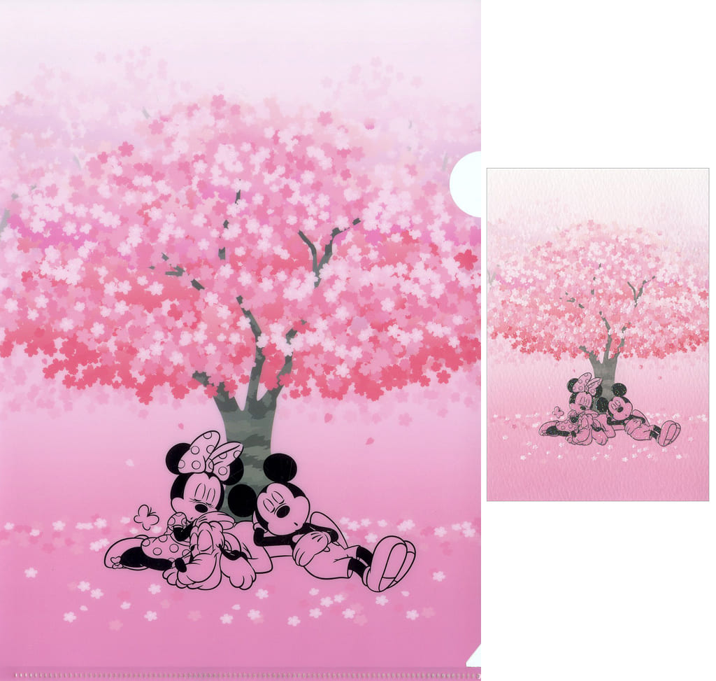 Mickey & minnie (Cherry Blossom Motif 2023) Stationery Set "Disney ...
