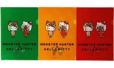 Clear file Monster Hunter x Hello Kitty Clear File 3-Pack Set | Goods ...