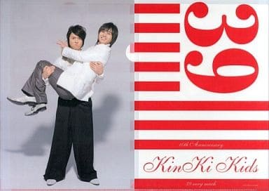 Clear File (Male idol) KinKi Kids A4 clear file "KinKi Kids 10 th ...