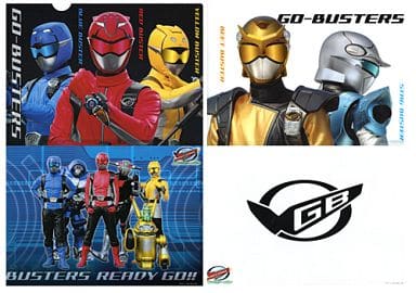 Clear file Red Buster & Blue Buster & Yellow Buster / Other A4 clear ...