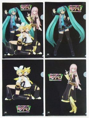 Clear file Miku, Rin, Ren and Luca A4 clear file (4-pack set) "Hatsune ...