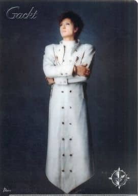 Clear File (Male idol) Gackt (White Coat) A4 clear file "Gackt Live ...