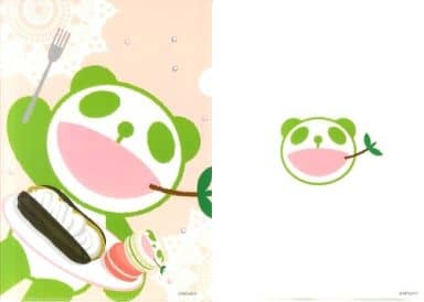 Clear file Sweets Namacha Panda Teacher! A4 clear file 「 Namacha Panda ...