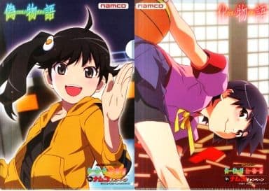 Clear file Araragi Koyomi / Kamihara Suruga A4 Clear File ...