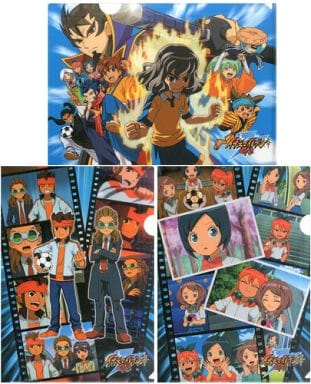 Clear file INAZUMA ELEVEN GO A4 Clear File Set (3-Pack) H Set Ito ...