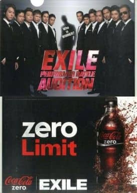 Exile (Who is WINNER?) A4 clear file "Exile x Coca Cola zero" | Goods / Accessories | Suruga-ya.com