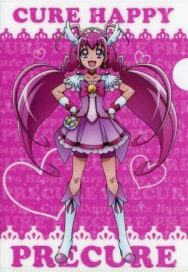 Clear file Cure Happy 「 Precure 10 th anniversary mini clear file ...