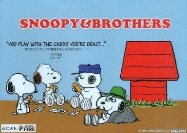 7. Deck : A4 Magic Clear File "PEANUTS (SNOOPY)" Kirin Fire Campaign ...