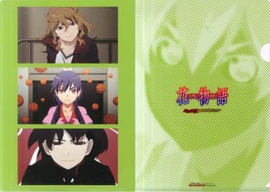 Clear file Rohana Numaji & Suruga Kamihara & Ogi Oshino A4 Clear File ...