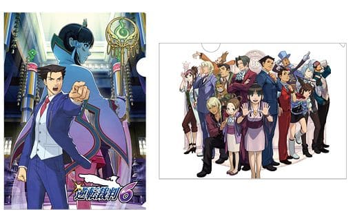Clear file Ace Attorney 6 / Set A4 Clear File Set (2-Pack) 「 Ace ...