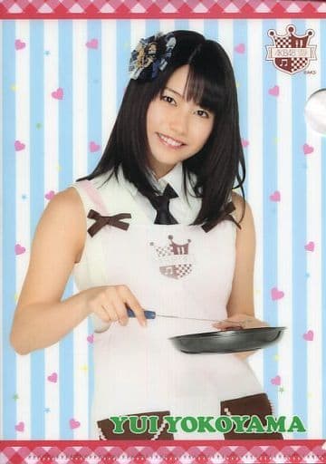 Clear File (Female idol) Yui Yokoyama (Aprons) A5 Clear File AKB48 CAFE ...