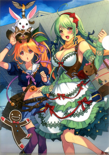 駿河屋 - [単品] モミノキ＆エピデンドラム A4クリアファイル 「C92 フラワーナイトガール スペシャルセット」（クリアファイル）