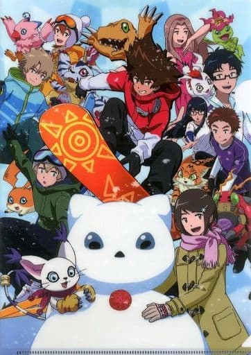 Clear file Key Visual A4 Clear File 「 DIGIMON ADVENTURE Adventure tri ...