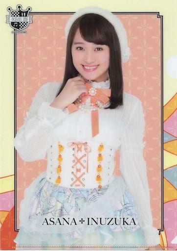 Clear File (Female idol) Asana Inuzuka (SKE48) Collaboration A4 plastic ...