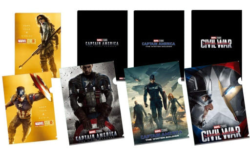 10 th Anniversary A5 / A4 Clear File Set B (4-Pack) 「 MARVEL STUDIO ...