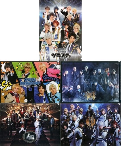 Act 1 ~ Act 5 Key Visual Pattern A4 Clear File 5-Pack Set "TSUKISTA ...