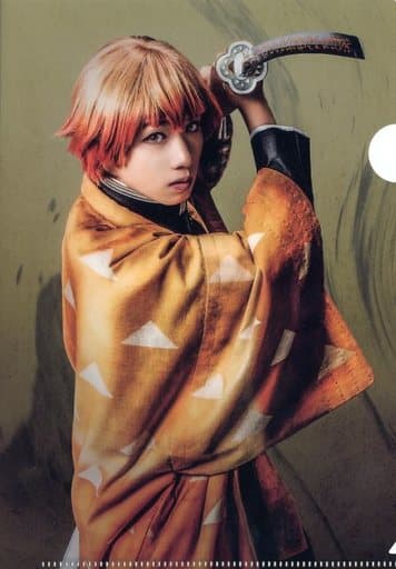 Clear file Keisuke Ueda (善逸 Agatsuma) Random A5 plastic trasparent file ...