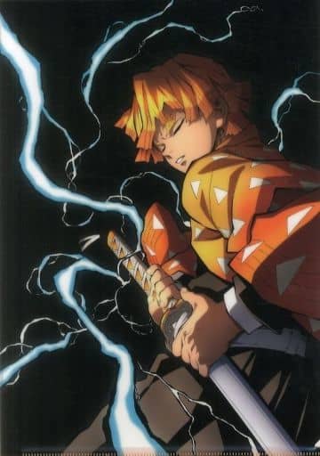 Agatsuma Zenitsu A4 Clear File 「 Demon Slayer: Kimetsu no Yaiba Zenchu ...