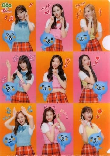 Qoo & TWICE A4 plastic trasparent file folder "Qoo" Target Products Purchase benefits | Goods ...
