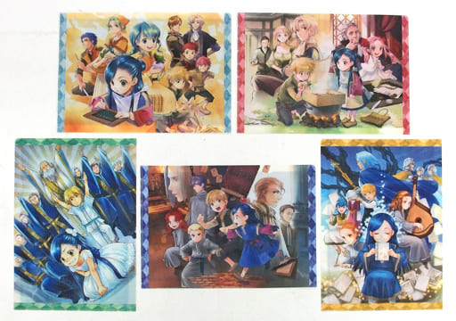 Volume One 1-3 & Part 2 1-2 kuchi-e A4 Clear File C (5-pack set ...