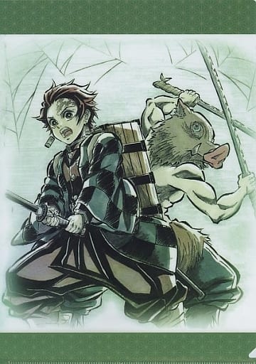 Clear file Illustration A4 clear file "Theater version Demon Slayer ...