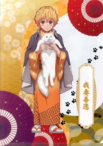 Agatsuma Zenitsu & Hashibira Inosuke A4 clear file "Demon Slayer ...