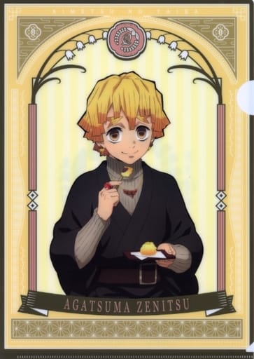 Zenitsu Agatsuma A4 Clear File 「 Q-pot. x Demon Slayer: Kimetsu no ...