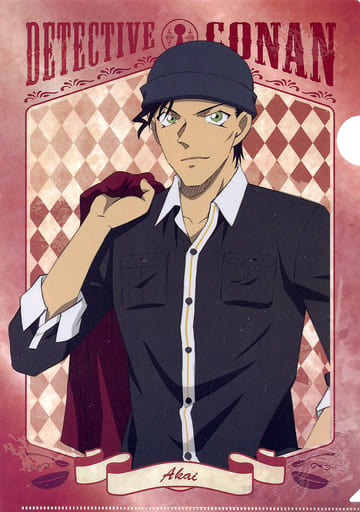 Clear file Shuichi Akai A4 clear file "Case Closed x Curry House CoCo ...