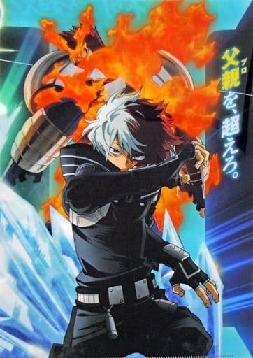 Shoto Todoroki & Endeavor WHM Trinity Clear File "MY HERO ACADEMIA THE ...
