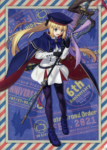 Caster / Altria / Caster Servant separately drawn illustration A4 clear ...