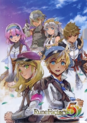 Set (RF5) A4 Clear File "DMM Scratch! Rune Factory 2 nd Round" E-3 ...