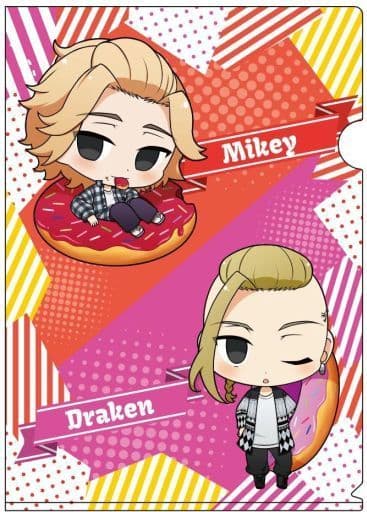 Manjiro SANO (Mikey) & Ken Miyadera (Doraken) Chibitsu! Doitsu A4 ...