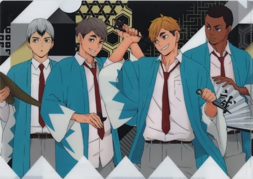 Miyasuke & Miyaji & Hokushinsuke & Ojiro Alan A4 clear file eigamura ...