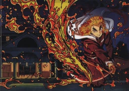 Kyojuro Rengoku (jacket illustration) A4 clear file "Blu-ray/DVD Demon ...