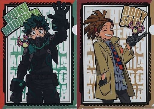 A. Izuku Midoriya & Rody Soul & Pino A4 clear file set "MY HERO ...