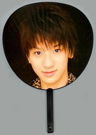 Fan (male) Makoto Hayashi Bird Jumbo Uchiwa "Happy Kansai Johnny's Jr ...