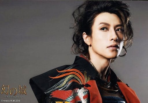 Hiroki Suzuki (Ukita Hideie) / Yokogata / Bust-up / Costume black / red / Right / Left ...