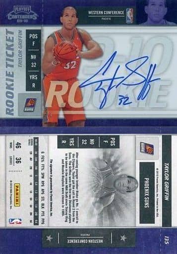 Sports / Autograph Signature Card / PANINI PLAYOFF CONTENDERS 2009-10 ...