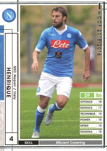 WCCF/DF / Regular Card / 2015-2016Ver. 2.0 A029 [regular card] : Enrique | Toy Hobby | Suruga-ya.com