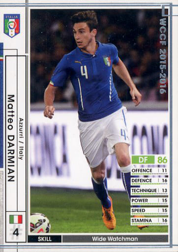 WCCF/DF / Regular Card / 2015-2016Ver. 2.0 A104 [Regular Card] : Matteo Darmian | Toy Hobby ...