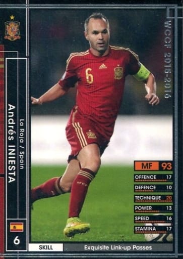 WCCF/MF / Regular Card / 2015-2016Ver. 2.0 A152 [regular card] : Andrés Iniesta | Toy Hobby ...