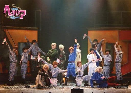 Official photo (male) / actor Gathering (17 persons) / Horizontal type, live photo, whole body ...