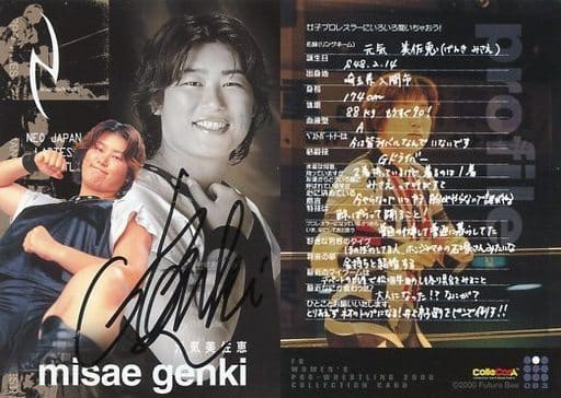 Sports / Autograph Signature Card / Future Bee Women's Pro Wrestling ...
