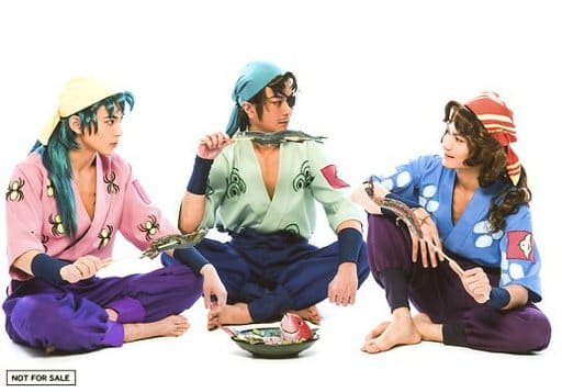 Official photo (male) / actor Yutoku Sugie (Onigumo Maru), Taku Onaga ...