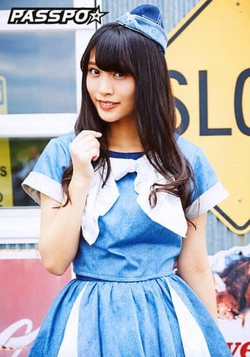 Official photo (female) / idol / PASSPO ☆ PASPO ☆ / Ai Negishi / Above the Knees, Costume Blue ...